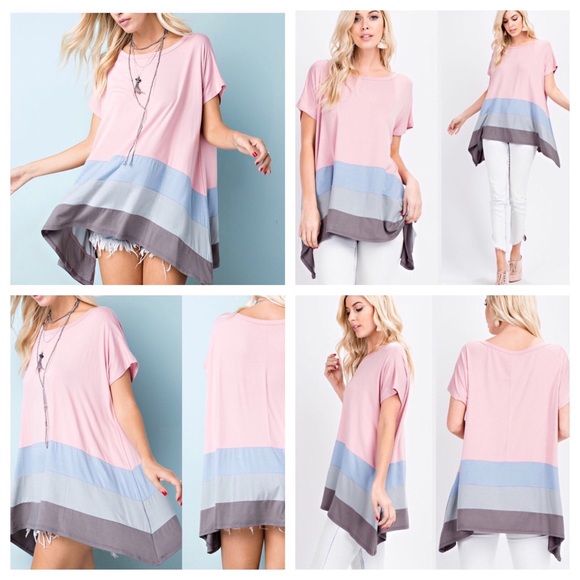 Tops | Nwt Color Block Tunic | Poshmark